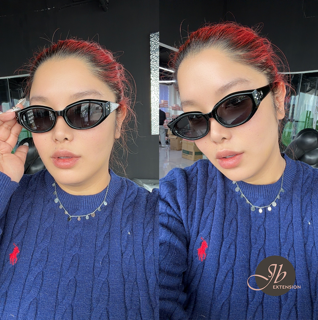 JBEXTENSION Sunglasses Womens Trendy Fashion Triangle Retro Vintage Sh ...