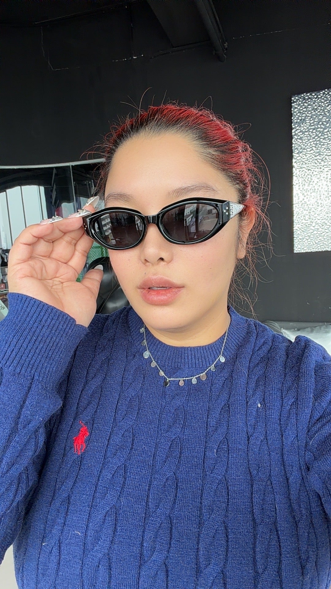 JBEXTENSION Sunglasses Womens Trendy Fashion Triangle Retro Vintage Sh ...