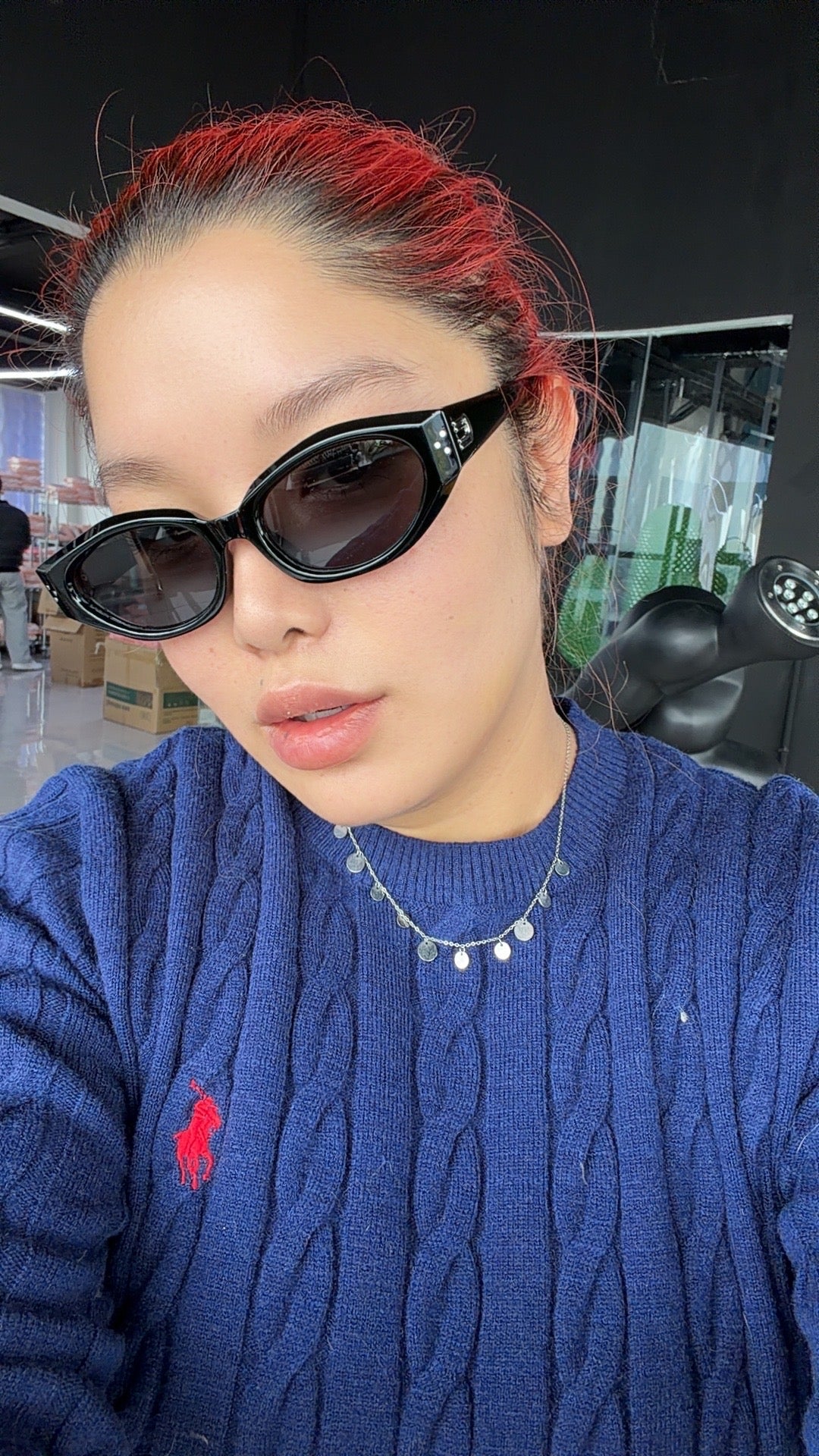 JBEXTENSION Sunglasses Womens Trendy Fashion Triangle Retro Vintage Sh ...