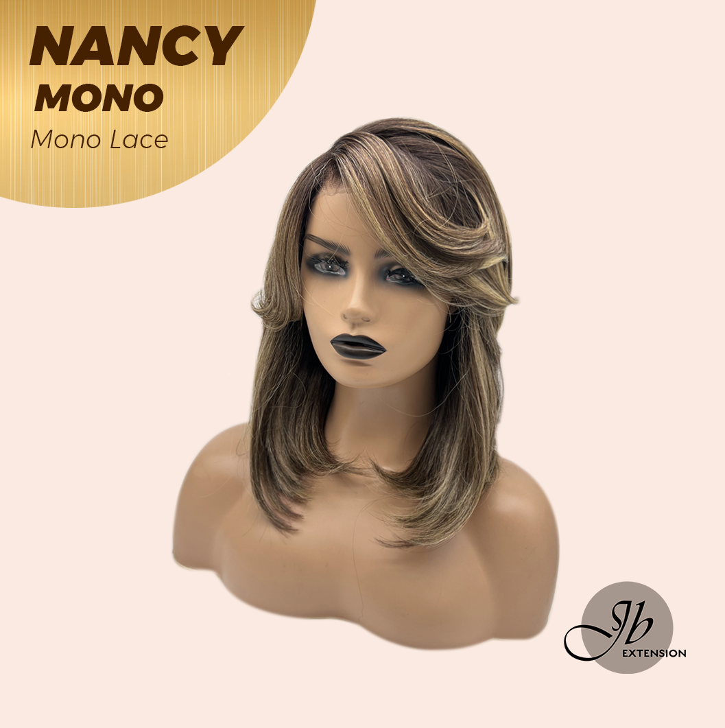 JBEXTENSION NANCY MONO Monofilament Handmade Wig 6X5 Full Monofilament ...