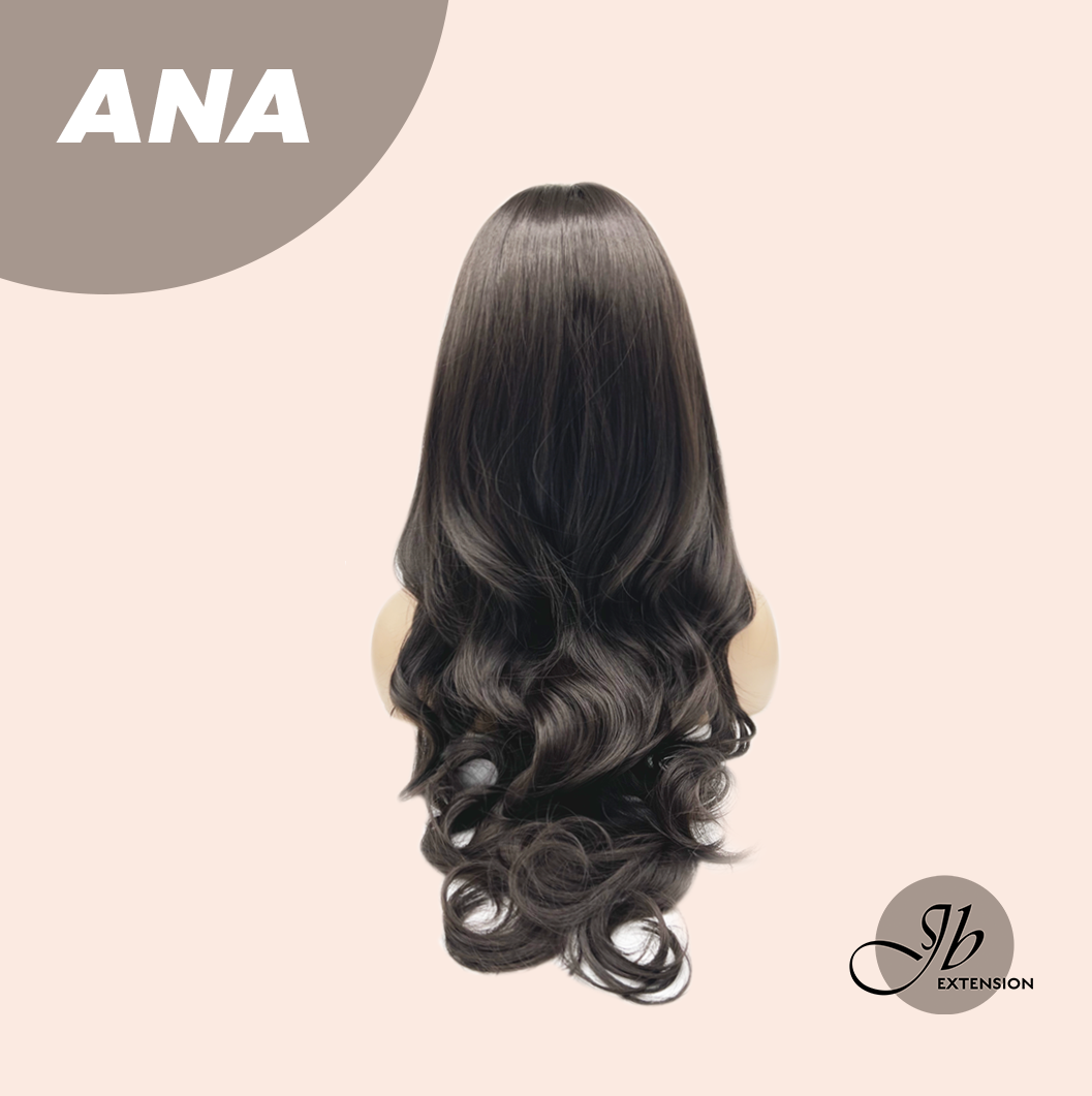 JBEXTENSION 27 Inches Long Curly Midnight Brown( Black/Brown) Wig with ...