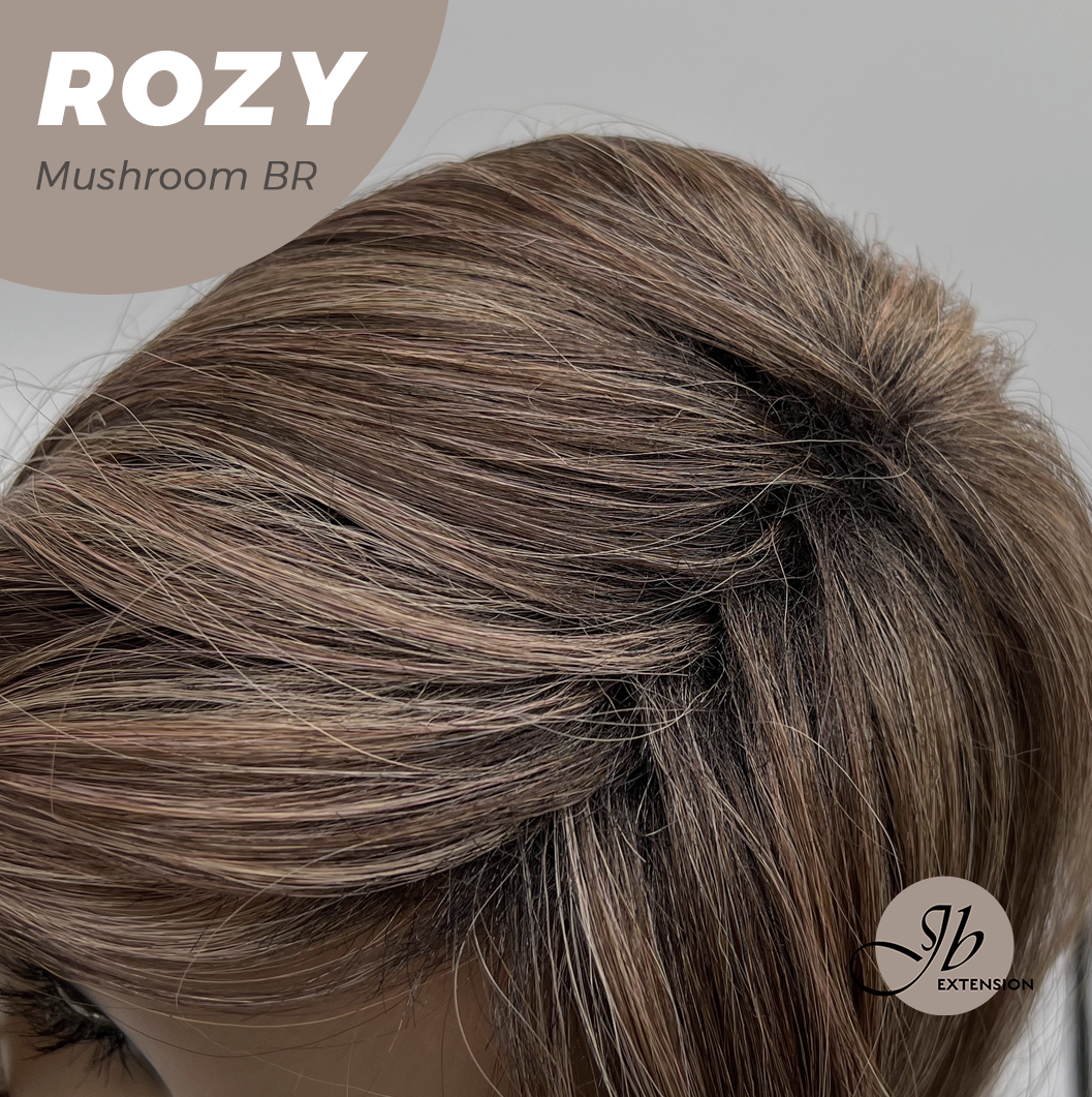 JBEXTENSION 17 Inches Mushroom Brown Curly Women Fashion Full Machine ...